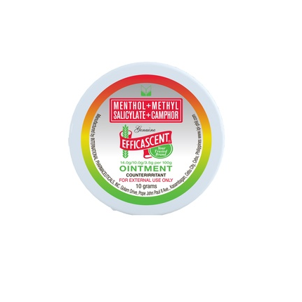 EFFICASCENT Ointment 10g price in the Philippines | MedsGo Pharmacy